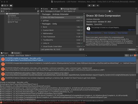 Error In F Version For Apple Silicone Issue Atteneder DracoUnity GitHub
