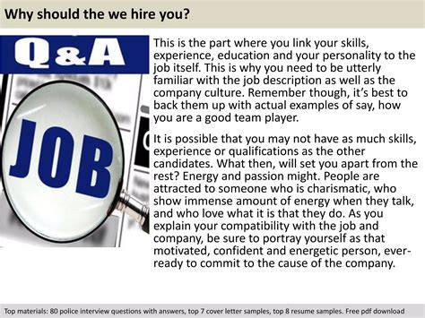Police Sergeant Interview Questions Ppt Free Download