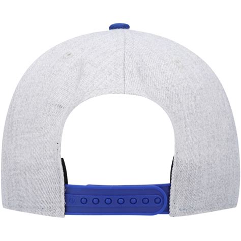 Mens Los Angeles Dodgers 47 Gray Street Script Captain Snapback Hat