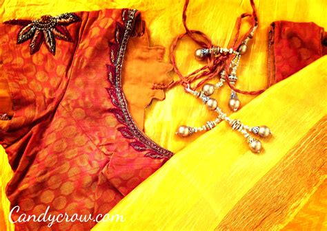 Blouse Design For Kanchipuram Silk Saree Candy Crow Indian Beauty