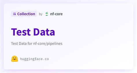 Test Data A Nf Core Collection