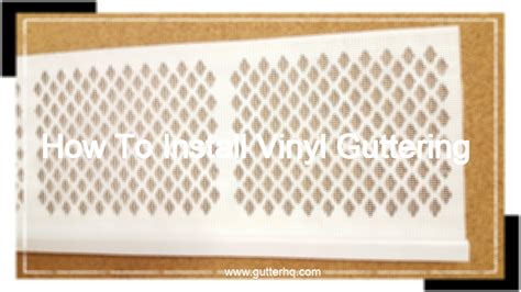 How To Install Vinyl Guttering Gutter HQ