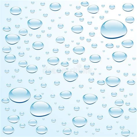 Blaues Wasser Mit Luftblasen Vektor Abbildung Illustration Von