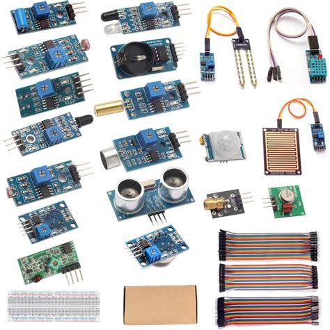 Amazon Com Sensor Kit Individually Packaged Sensors Modules Starter Kit Electronics