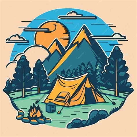 Camping Vector Element At George Ashcraft Blog