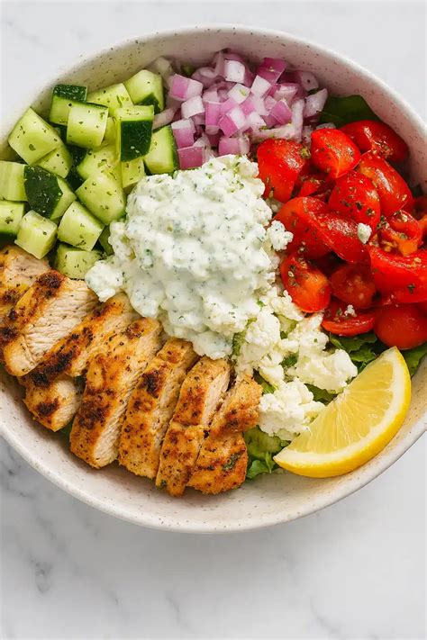 Greek Chicken Bowls Fresh Flavorful And Easy Dinner Recipe