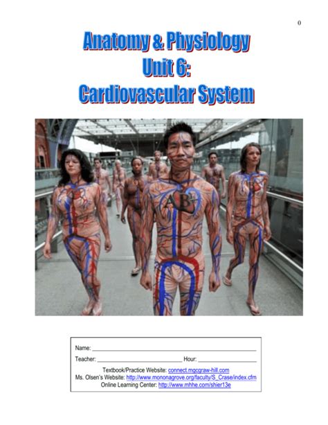 Unit 6 Cardiovascular System
