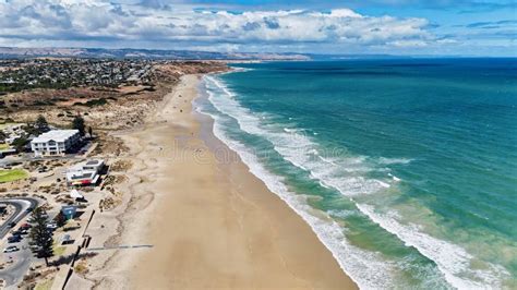 Moana Beach South Adelaide South Australia Aerial Drone Image