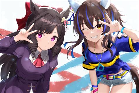 Daitaku Helios And Daiichi Ruby Umamusume Drawn By Asanagishion