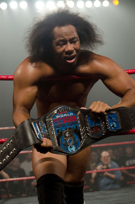 Download Wrestler Jay Lethal With Roh World Belt Wallpaper