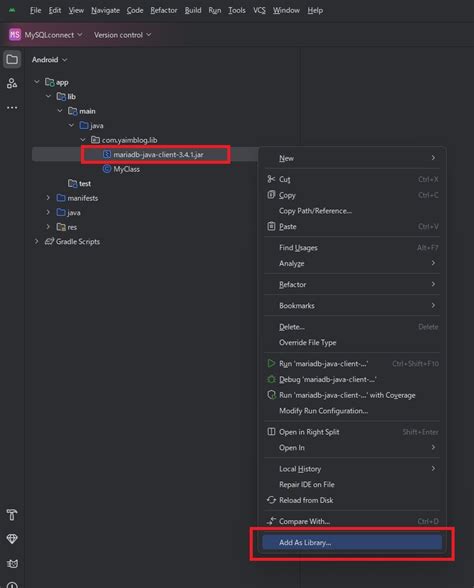 Androidからmysqlへ接続する準備編 Ability スキルアップをして人生を楽しむ。その日々の綴り。