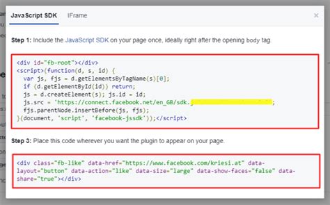 add a facebook widget to your header enfold documentation