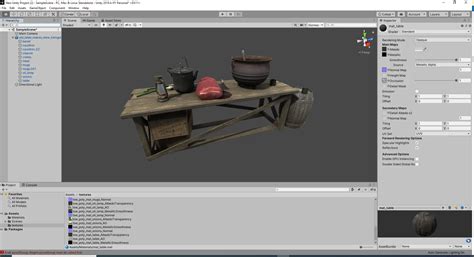 Game Asset Table For Preparing Flippednormals