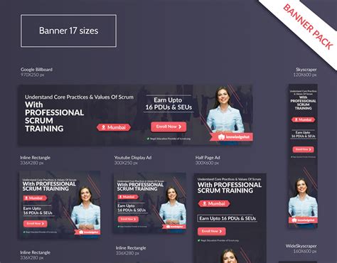 Google Banner Ads Sizes On Behance