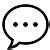 Speech Bubble With Dots Icon