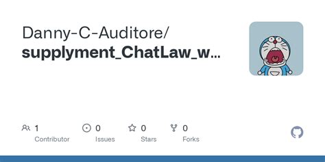 GitHub Danny C Auditore Supplyment ChatLaw Web Py