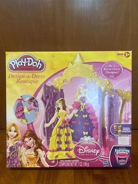 Play Doh Disney Princess Design A Dress Hobbies And Toys Toys And Games