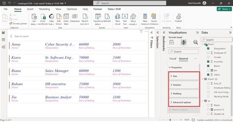 Power Bi Multi Row Card
