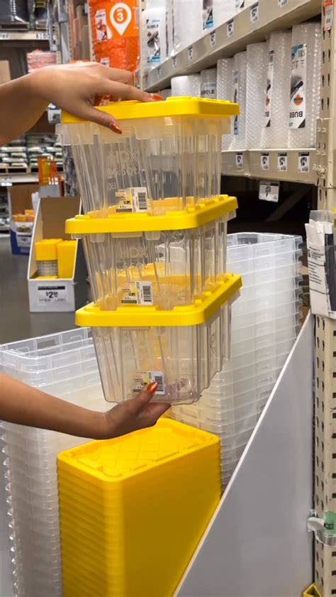 Dollar Tree Plastic Storage Bins