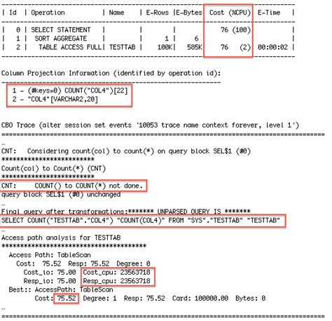 Oracle Db Optimizer Part Viii Looking Under Th Sap Community
