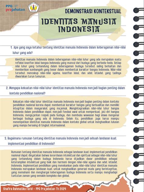 Demonstrasi Kontekstual Topik 3 Filosofi Pendidikan Indonesia Pdf