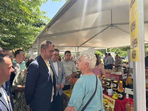 Hristijan Денеска присуствував на настанот „Од нива до трпеза сè од нашата општина“ кој се