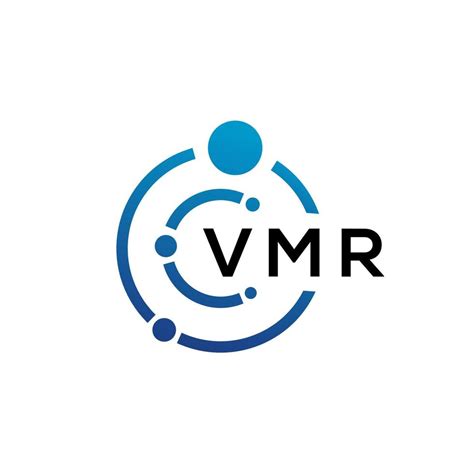Vmr Letter Technology Logo Design On White Background Vmr Creative