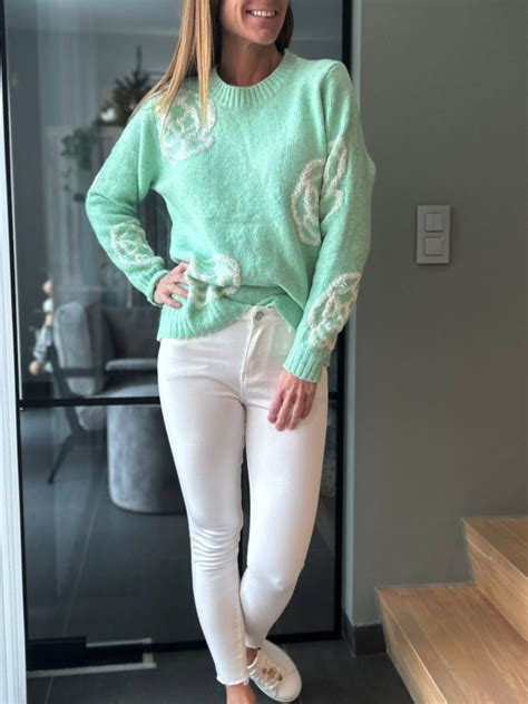 Skinny Broek Vs Miss Met Rafeltjes In Lila Diva Fashion