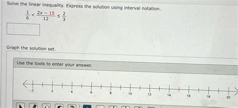 Answered Solve The Linear Inequality Express The Solution Using Kunduz
