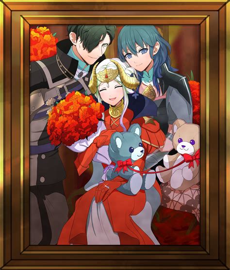 Byleth Byleth Edelgard Von Hresvelg And Hubert Von Vestra Fire