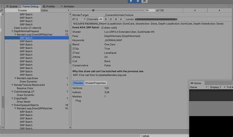 Depthnormal Prepass Srp Batching Unity Engine Unity Discussions
