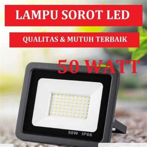 Jual Lampu Sorot LED Watt Shopee Indonesia