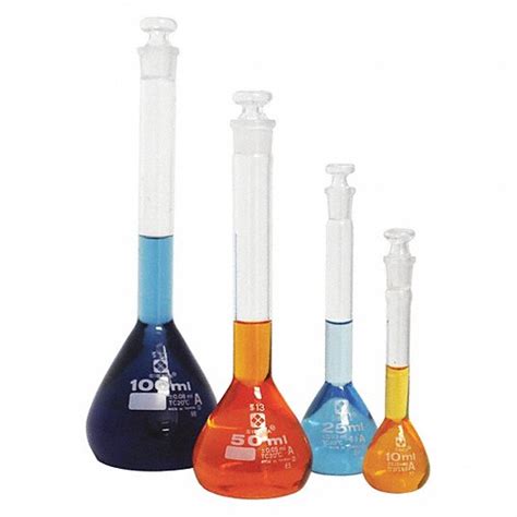 Glass 10 Ml25 Ml50 Ml100 Ml Capacity Ml Volumetric Flask