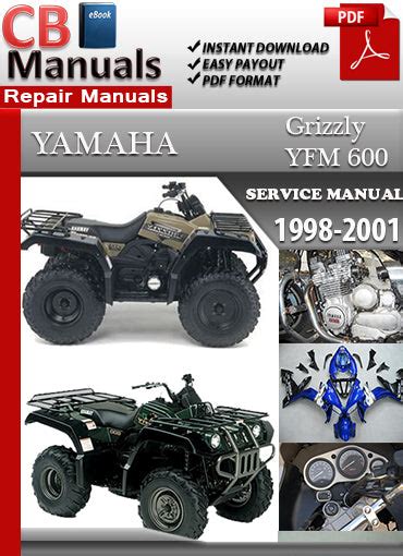 Yamaha Yfm 600 Grizzly 19982001 Service Repair Manual Pdf Download