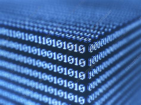 Binary Code Artwork Stock Image F0097104 Science Photo Library