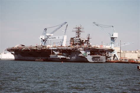 A Port Quarter View Of Nuclear Powered Aircraft Carrier USS ABRAHAM