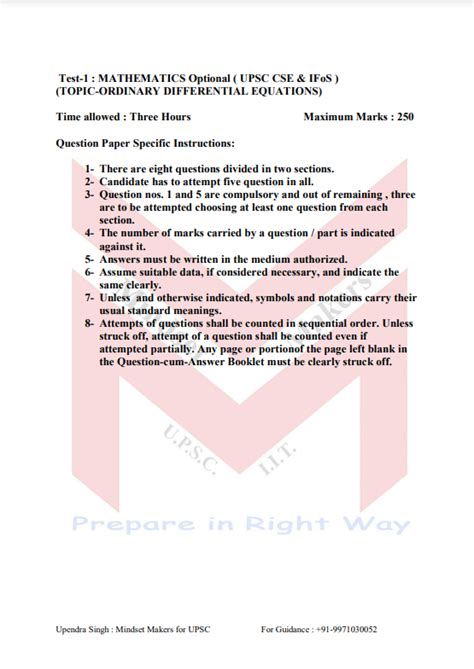 UPSC Study Material For IAS IFoS Best EBooks PDFs Free Download