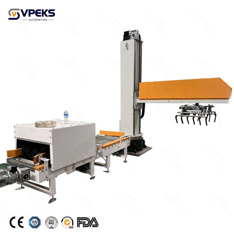Fully Automatic Vertical Cement Fertilizer Stacking Automated Pallet Palletizing Robot Single