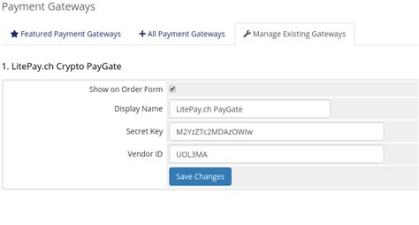 LitePay Bitcoin Litecoin Payments WHMCS Marketplace