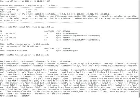 Udp Hunter An Open Source Network Assessment Tool