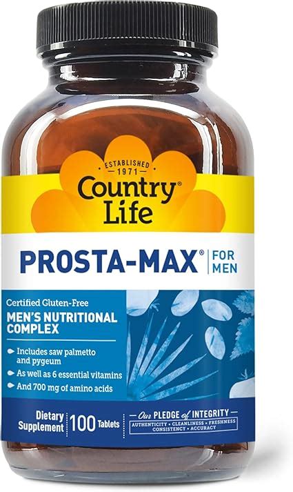 Country Life Prosta Max For Men 100 Count Health And Household
