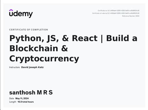 Santhosh Mrs On Linkedin I Am Excited To Share That I Have Been Certified In Python Js