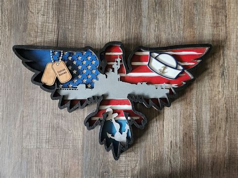 Eagle Navy Scene 3d Wall Art Website