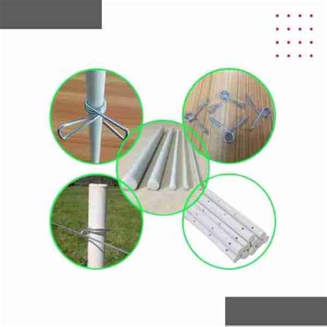 8 Ft Fiberglass Fence Posts Durable Electric Fence Solution