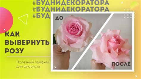 Как вывернуть розу Практический мастер класс для флориста Youtube