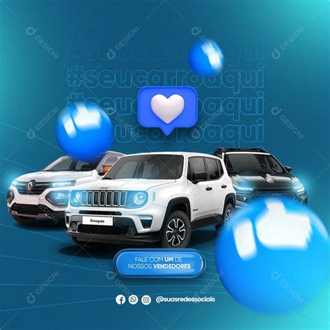 Social Media Concessionárias Vendas De Carros Psd Editávelzip Carro