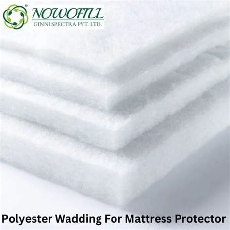 White Polyester Wadding For Mattress Protector At Rs 51square Meter In Jaipur