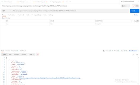 shipping rate rest api routes wpcargo