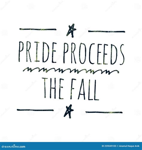Pride Proceeds The Fall Motivational Success Life Wisdom