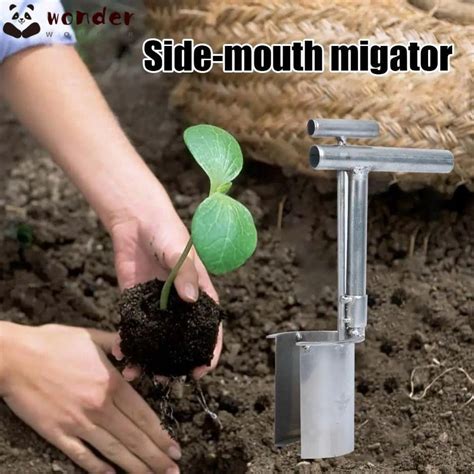 Wonder Seedling Transplanter Garden Stainless Steel Barrel